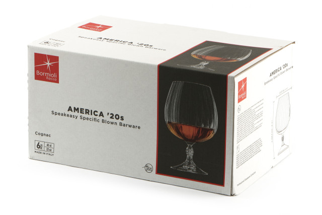 BORMIOLI ROCCO - America '20s Liquori calice cognac 65cl Ø cm 10,7x16,5 122147BB9021990 - VEMO